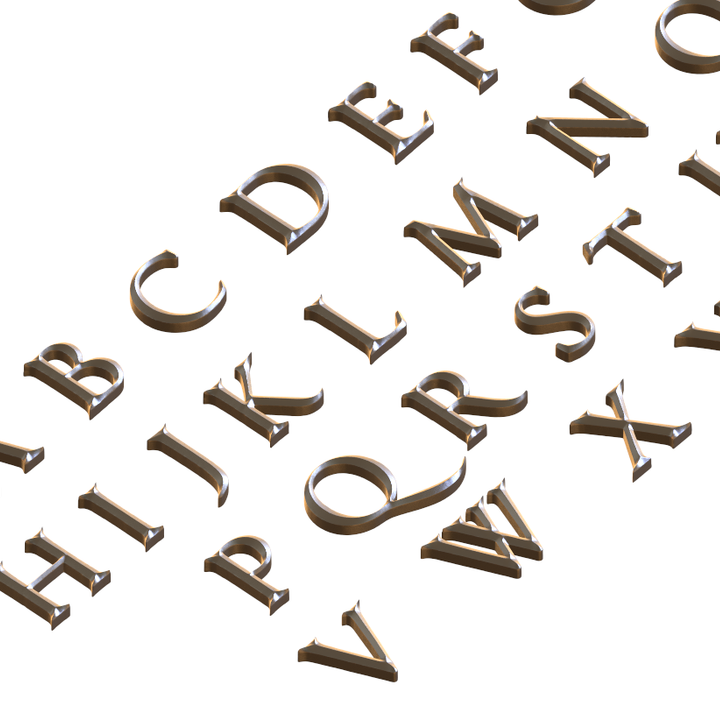 3D Printable Doctor Strange - Font 3D STL by EnzoMatic3D