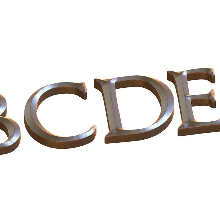 3D Printable Doctor Strange - Font 3D STL by EnzoMatic3D