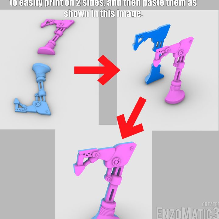 3D Printable Steampunk numbers 3D STL by EnzoMatic3D