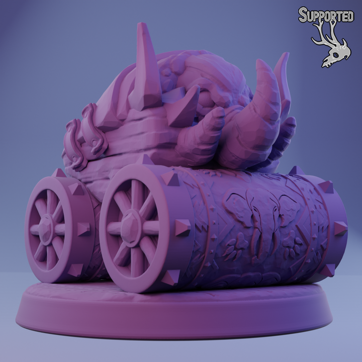 3D Printable Granite Juggernaut by Zio