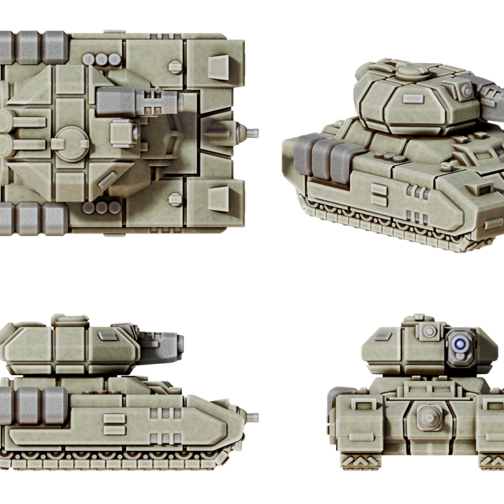 3D Printable Periphery Tough: The Hungry Medium Tank by tinnut