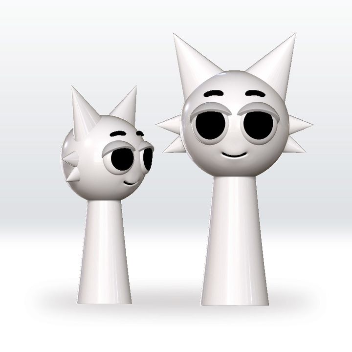 3D Printable Wenda Sprunki STL, 3mf, Obj, 3D Model Split file Character ...