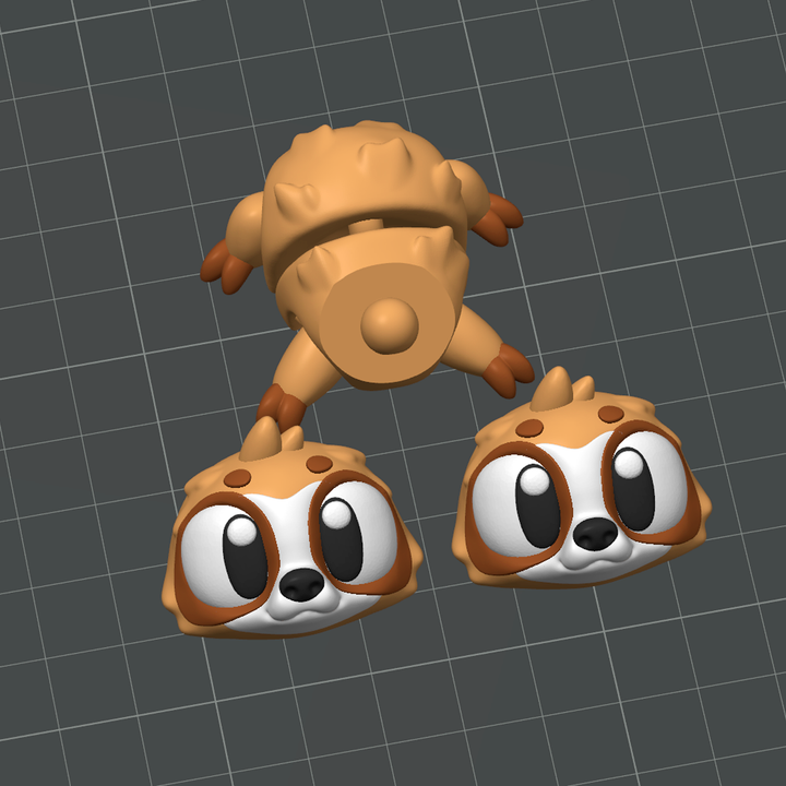 3D Printable Flexi Sloth Print-in-place by 3DGOB