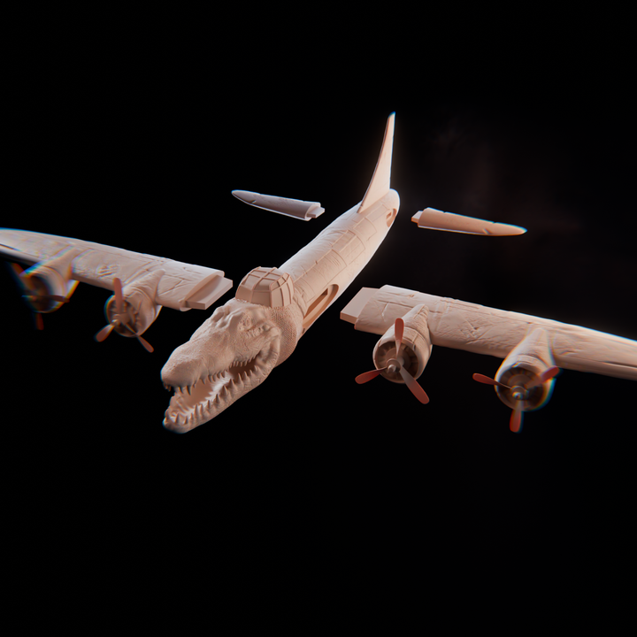 3D Printable Bombardiro Crocodilo bomber crocodile tiktok meme 3d model ...