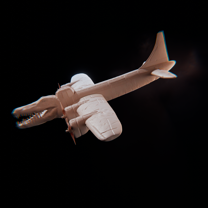 3D Printable Bombardiro Crocodilo bomber crocodile tiktok meme 3d model ...