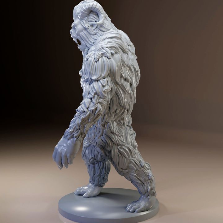 3D Printable Yeti by Rogue Hero Minis