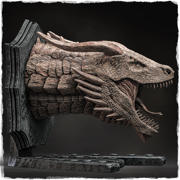 3D Printable Nile Vipermaw (HEAD TROPHY) by Evox Arts