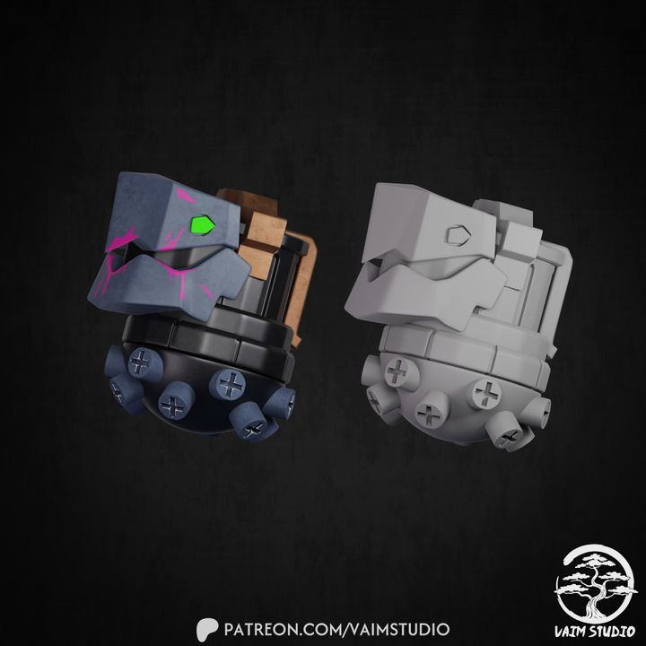 3D Printable Free STL Bomb JINX by Vaim