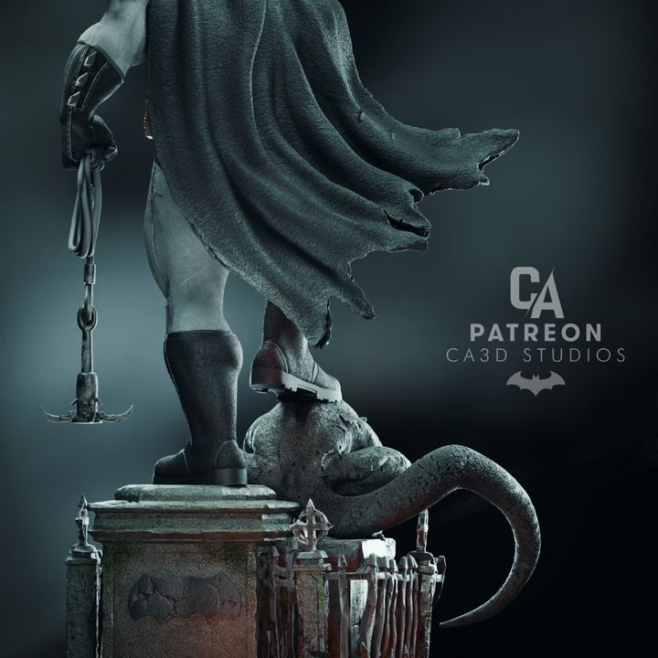 3D Printable The Dark Knight Rises Justice in the Shadows 3D Print by ...