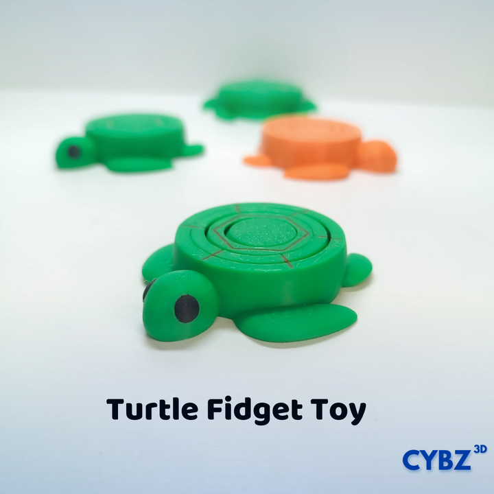 3D Printable Turtle Fidget Toy by CYBZoo3d