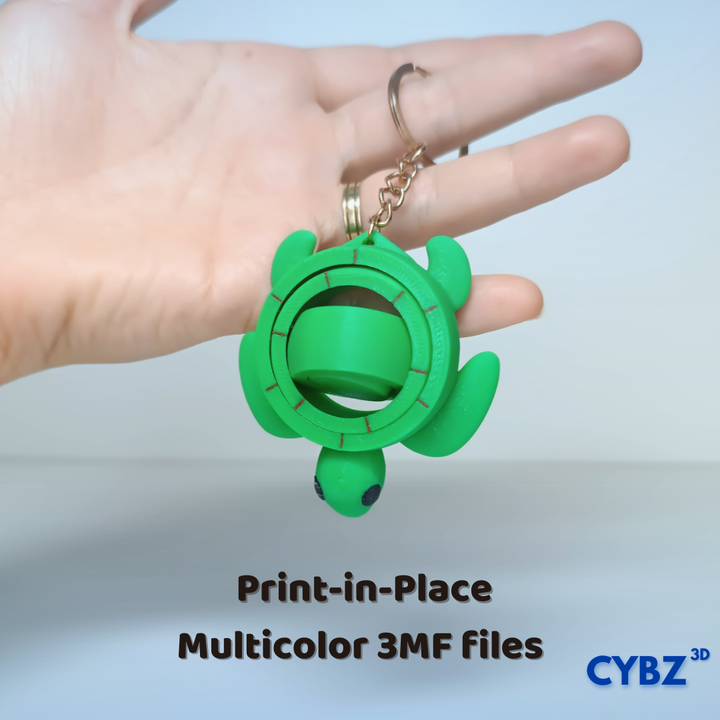 3D Printable Turtle Fidget Toy by CYBZoo3d