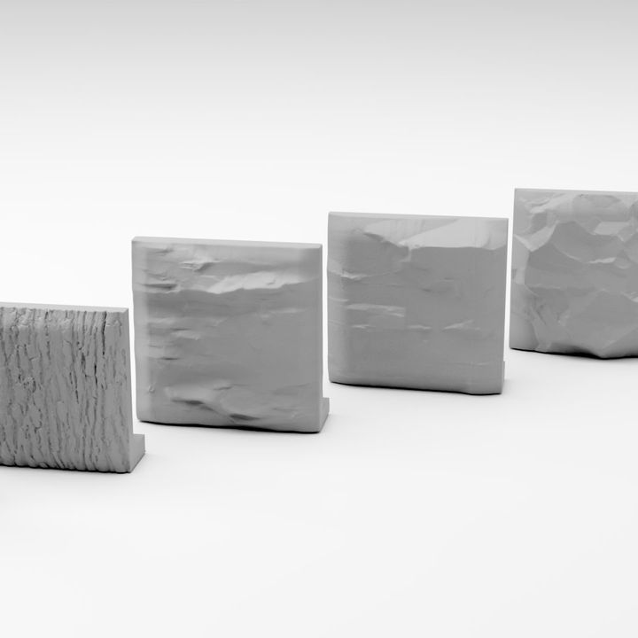 3D Printable Texture Stamps by STL Loot Factory