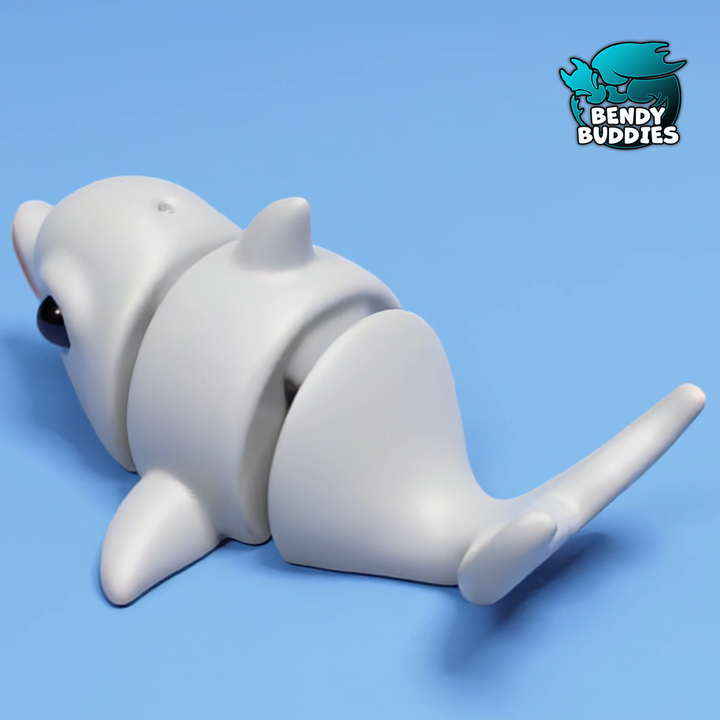 3D Printable Wavy Dolphin / Aquatic Mammal Articulated / Print-in-Place ...