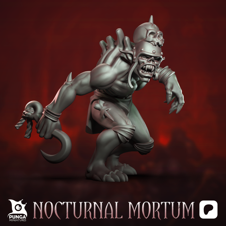 3D Printable Ghoul 4 by Punga Miniatures
