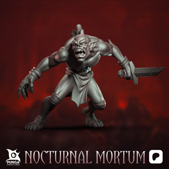 3D Printable Ghoul 5 by Punga Miniatures