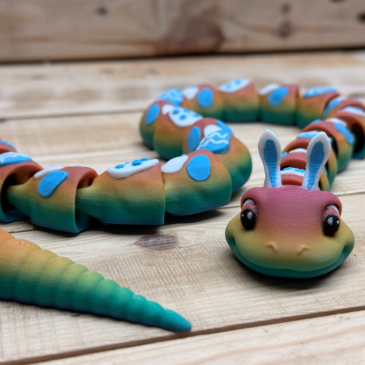 3D Printable Easter Snake by ENIQUE3D