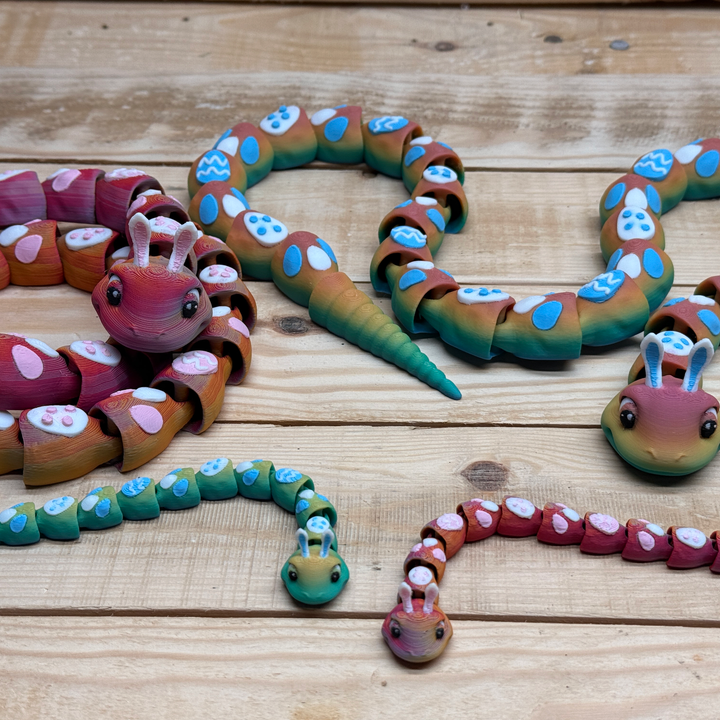 3D Printable Easter Snake by ENIQUE3D