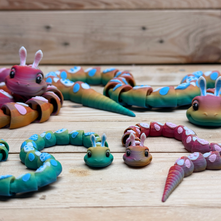 3D Printable Easter Snake by ENIQUE3D