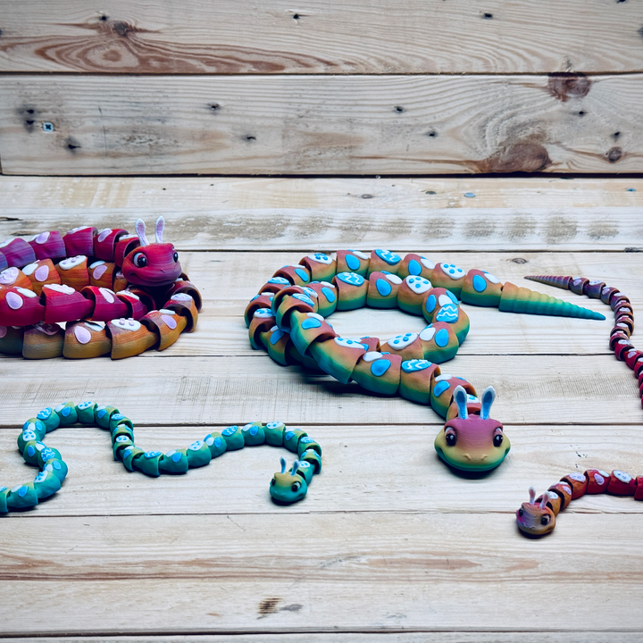 3D Printable Easter Snake by ENIQUE3D