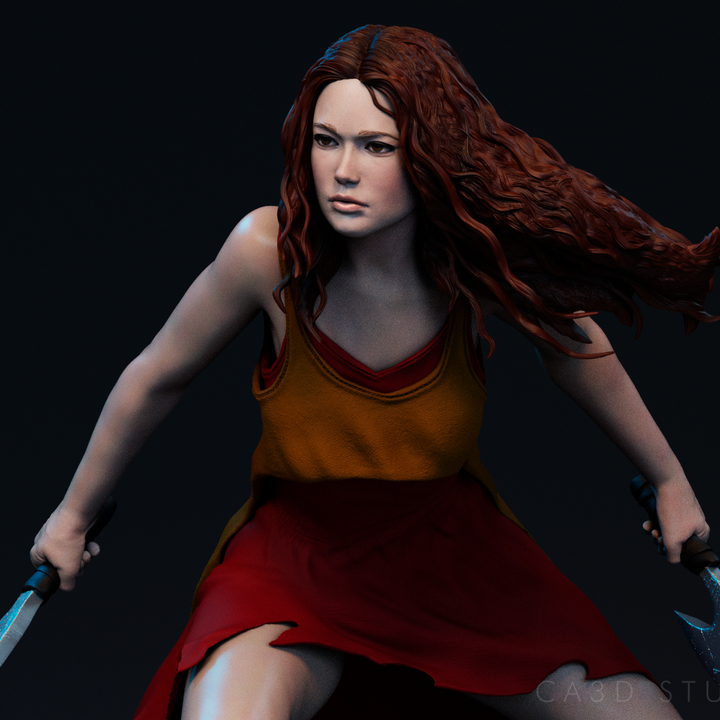 3D Printable The Fragile Weapon Grace Genius and Lethal Precision 3D ...