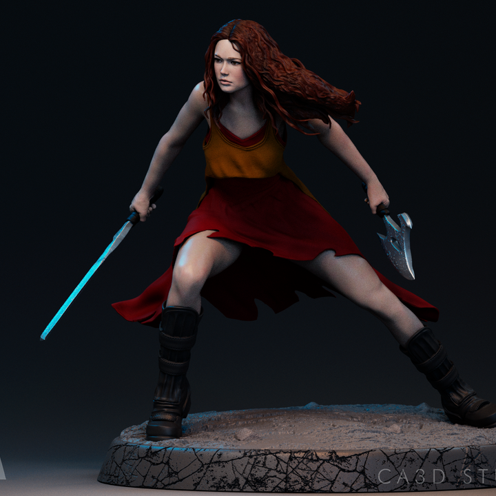 3D Printable The Fragile Weapon Grace Genius and Lethal Precision 3D ...