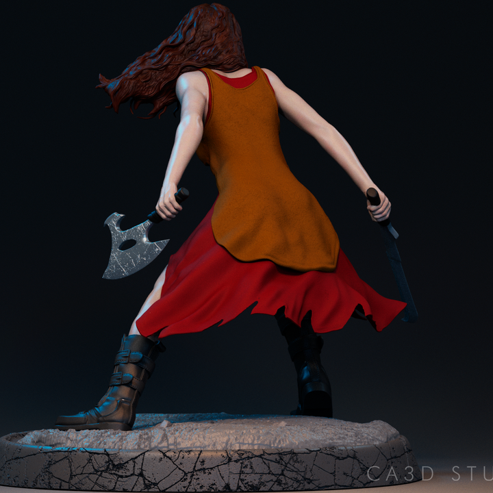 3D Printable The Fragile Weapon Grace Genius and Lethal Precision 3D ...