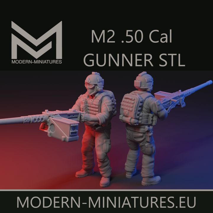 3D Printable SWCC Crew 28mm Miniatures set of 6. by Modern-Miniatures.eu