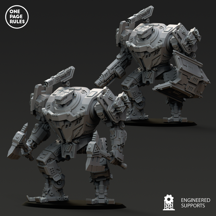 3D Printable Human Defense Force (HDF) - Release #6 by One Page Rules