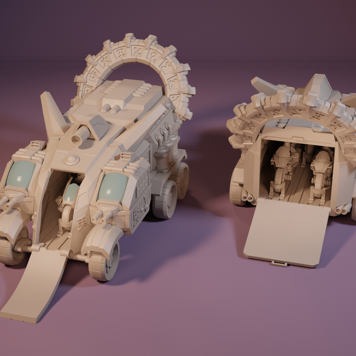 3D Printable Arcanepunk Truck by Steam Tatsu