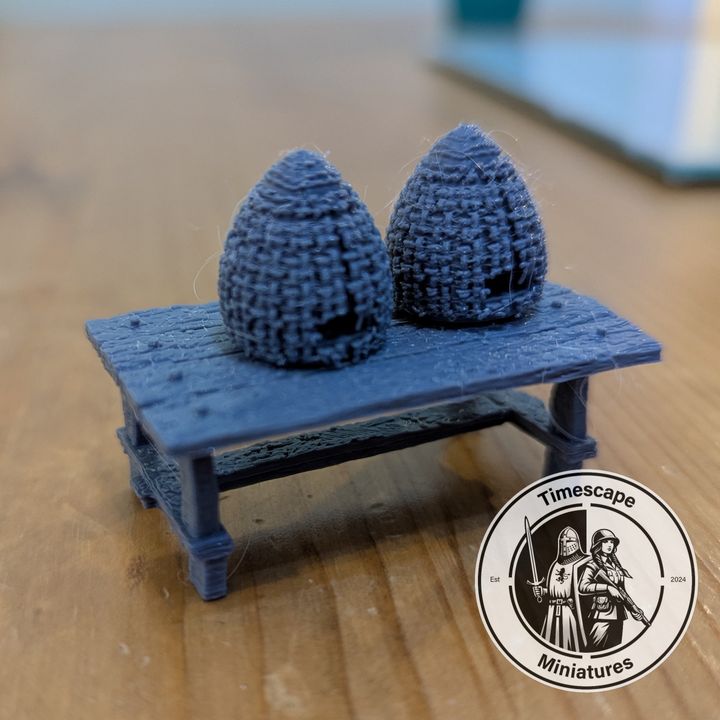 3D Printable Medieval apiary by Timescape Miniatures