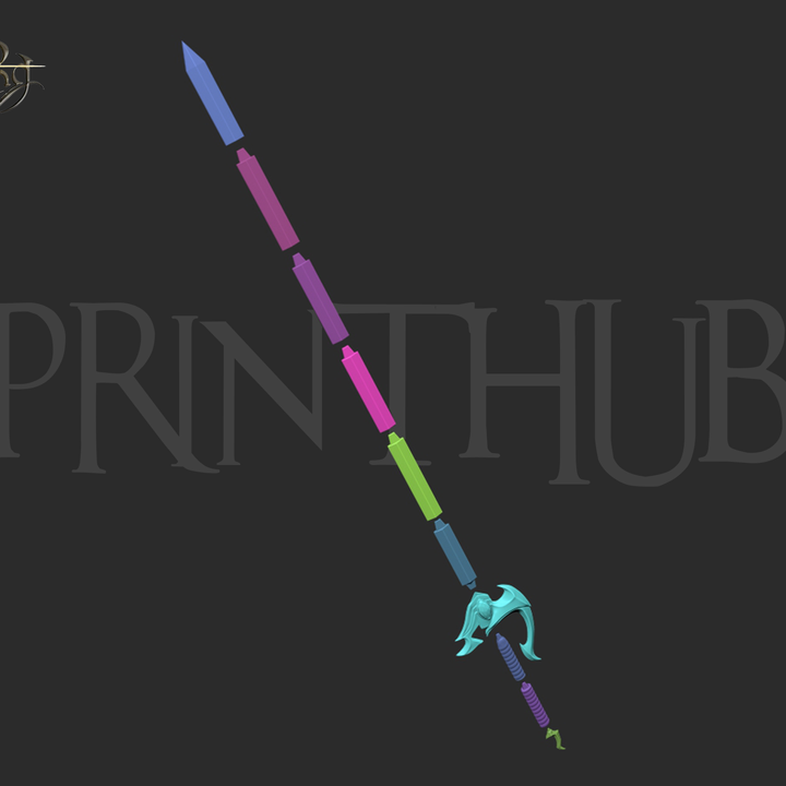 3D Printable Cha Hae In sword for cosplay 3D print model by Printhub