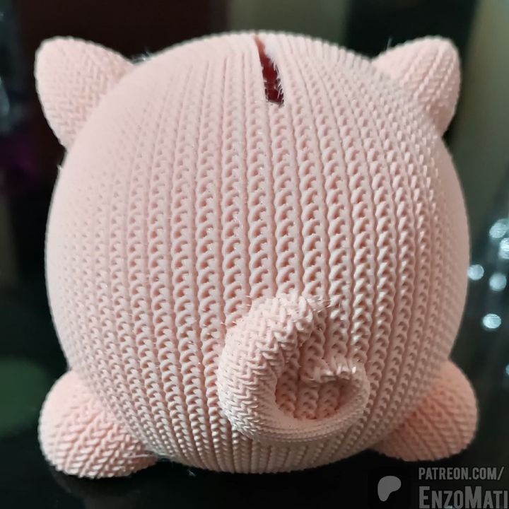 3D Printable pig piggy bank, money box - 3mf, STL multiparts by EnzoMatic3D