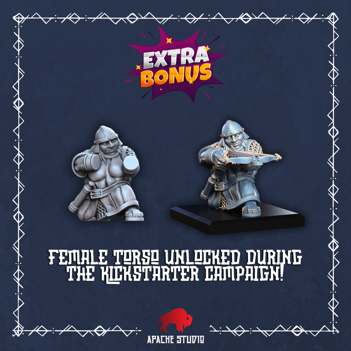 3D Printable Forgeborn Clan: Crossbowmen - Arquebusiers (dwarf unit) by ...