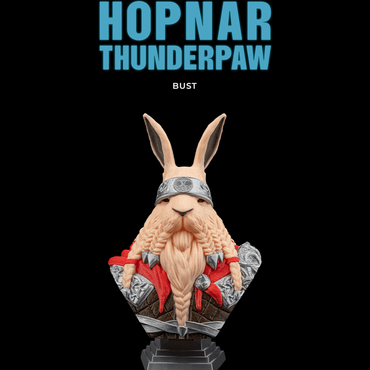 3D Printable Hopnar Thunderpaw Bust by Stlflix