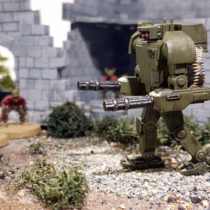 3D Printable Robot Legion Heavy Gunners by Culverin Models