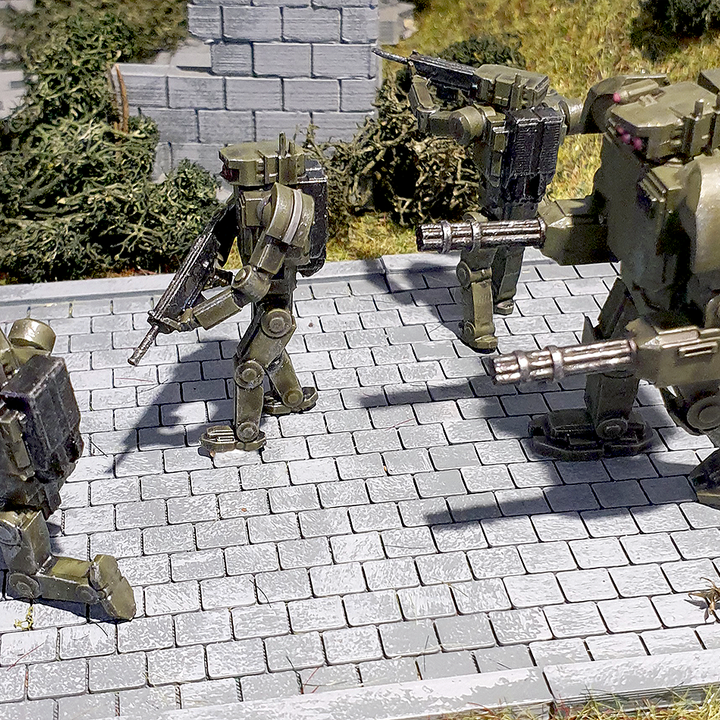 3D Printable Robot Legion Heavy Gunners by Culverin Models
