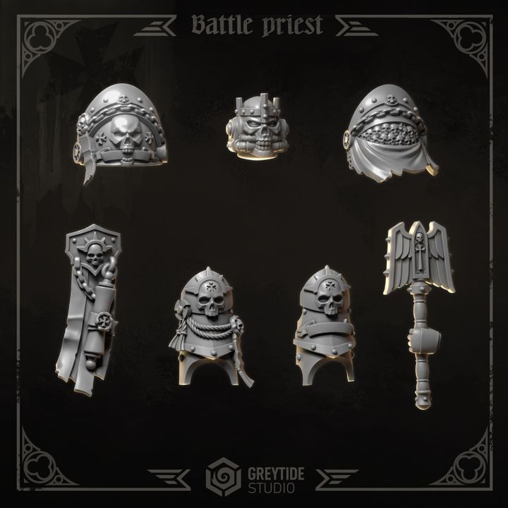 3D Printable Eternal Crusaders Big Armor Pack by GreyTide Studio