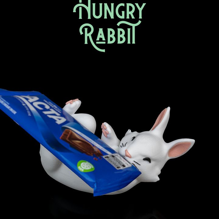 3D Printable Hungry Rabbit by Stlflix