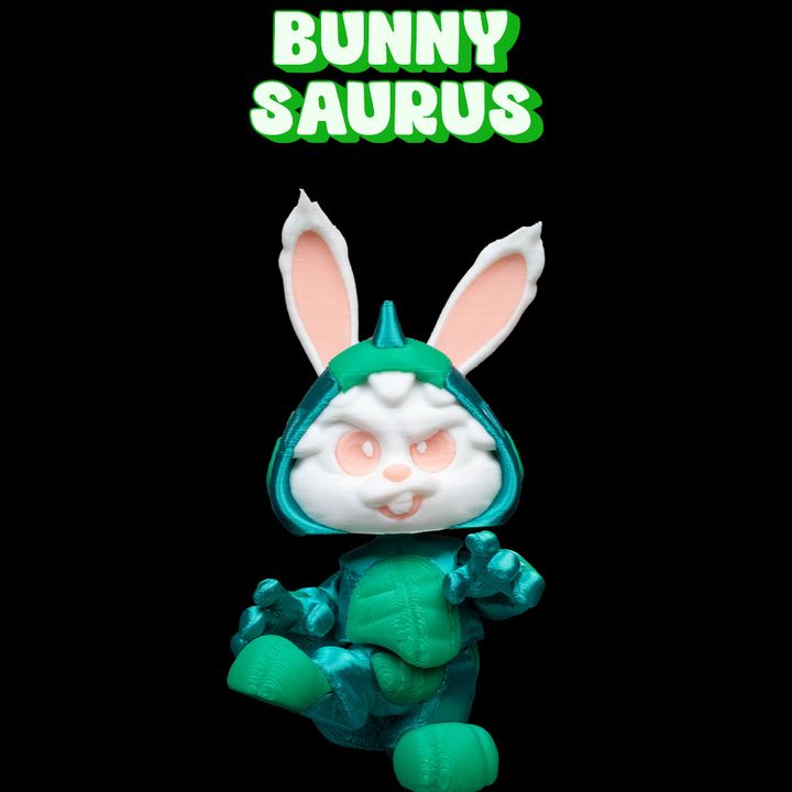 3D Printable Bunnysaurus by Stlflix