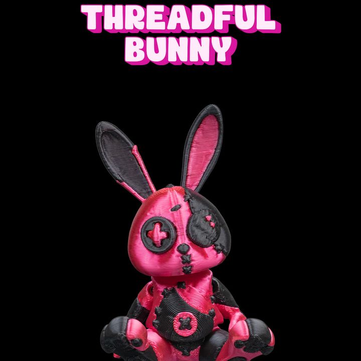 3D Printable Threadful Bunny by Stlflix