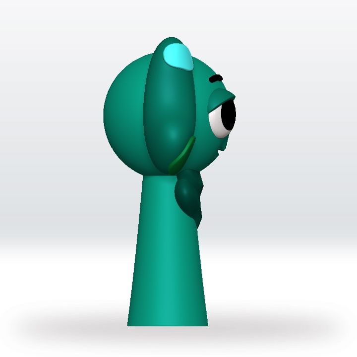 3D Printable OC Sprunki STL file 3D Model Character Obj, Sprunki ...