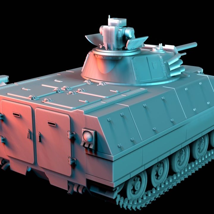 3D Printable Robot Legion IFV by Culverin Models