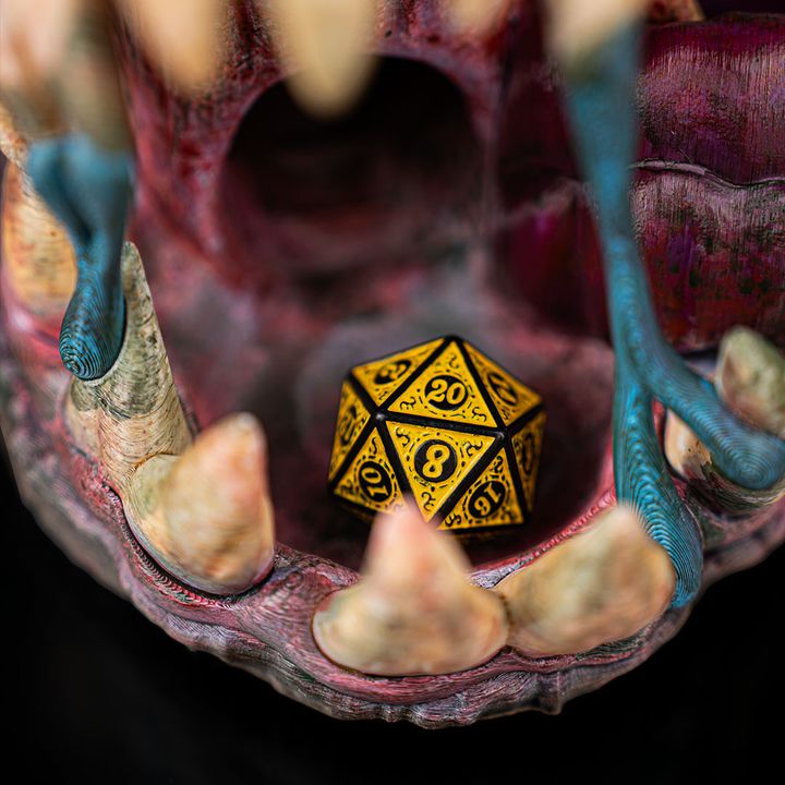 3D Printable Roll into the Trap Can Holder & Dice Tower by Stlflix