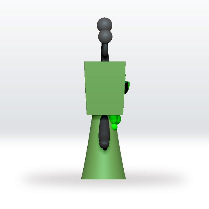 3D Printable Sprunki Vee STL 3D Model Dandys World Character Fanart by ...