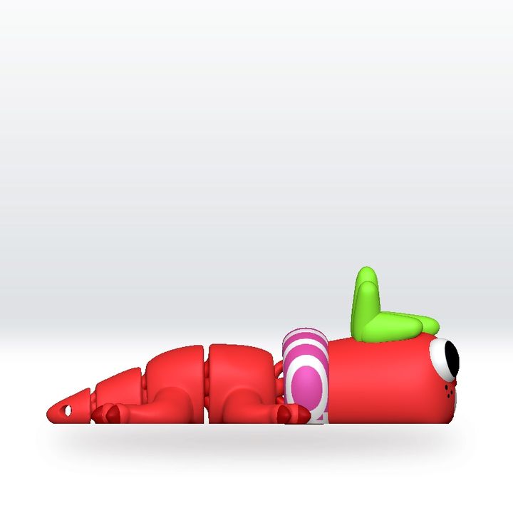 3D Printable Sprout Flexi Articulated STL 3D Model Dandys World STL 3D ...