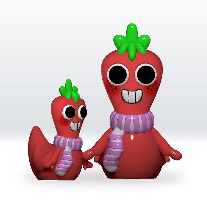 3D Printable Sprout Duck STL 3D Model Dandys World STL 3D Fanart by FNFLab