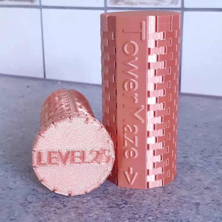 3D Printable TowerMaze Level 25 by Mazetropolis