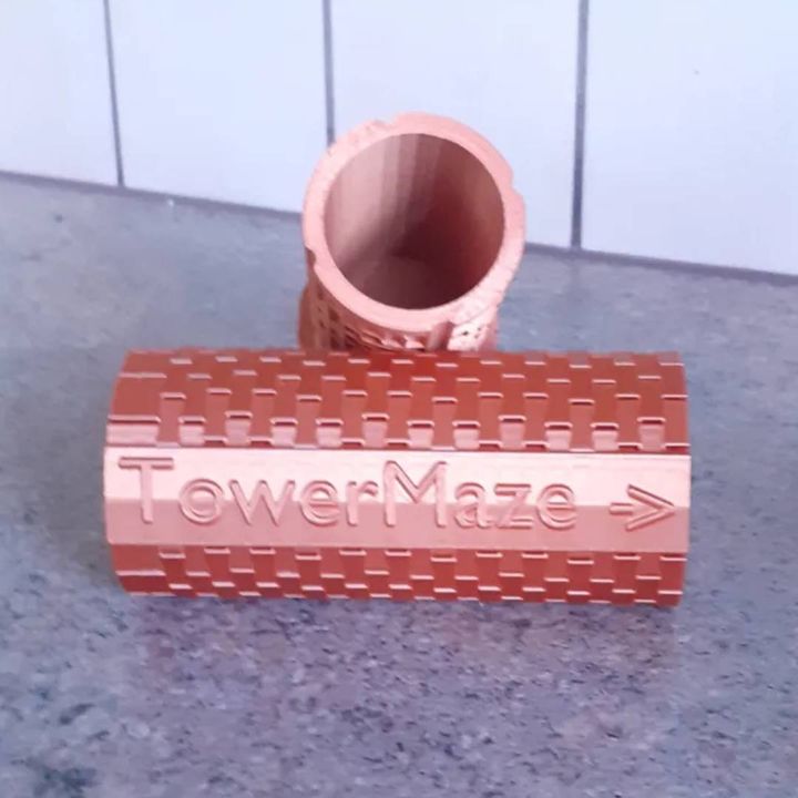 3D Printable TowerMaze Level 25 by Mazetropolis