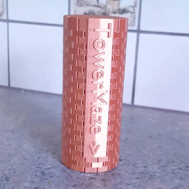 3D Printable TowerMaze Level 25 by Mazetropolis