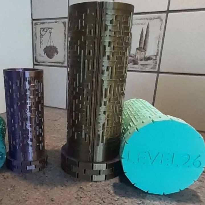 3D Printable TowerMaze Level 26 by Mazetropolis